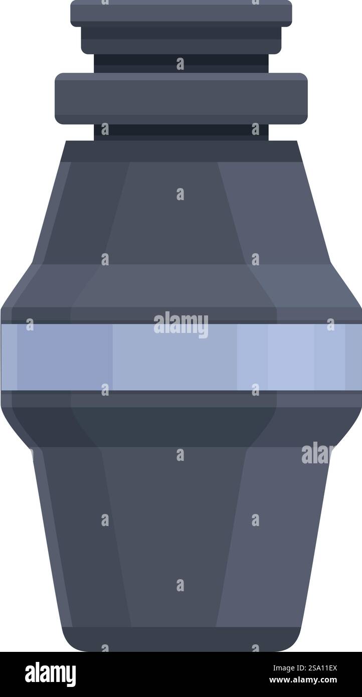 Food waste disposer basin icon cartoon vector. Device recycling ...