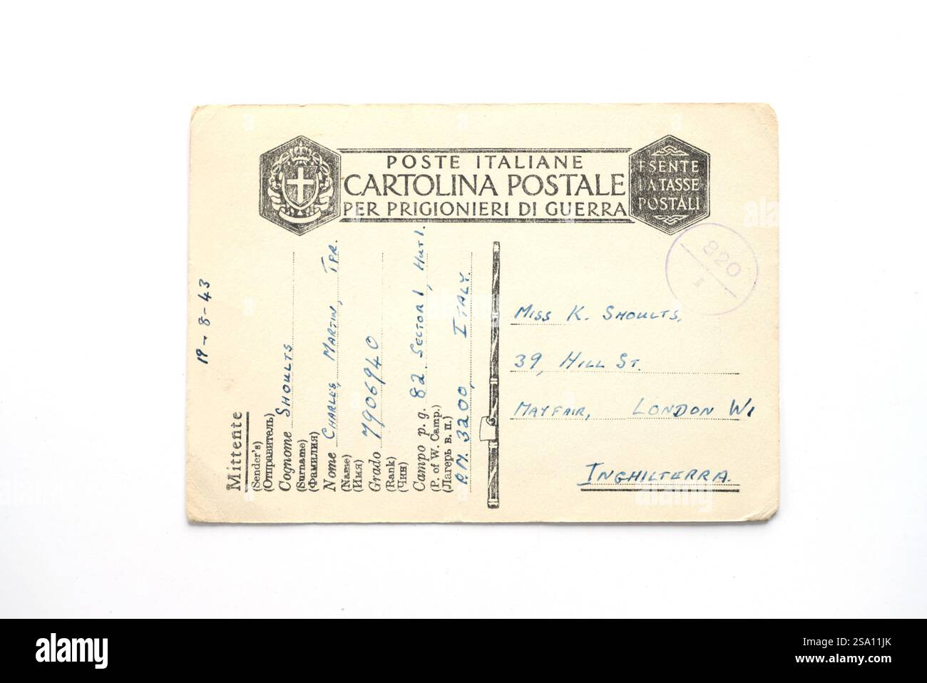 Ww2 british army postcard hi-res stock photography and images - Alamy