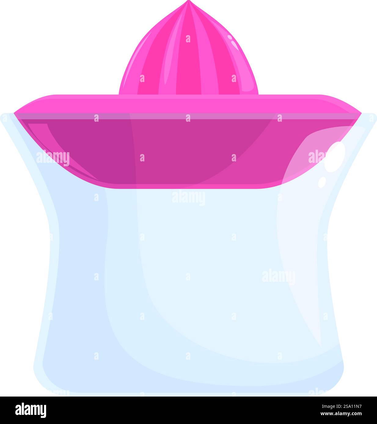 Plastic pot juicer icon cartoon vector. Maker machine. Ice blender ...