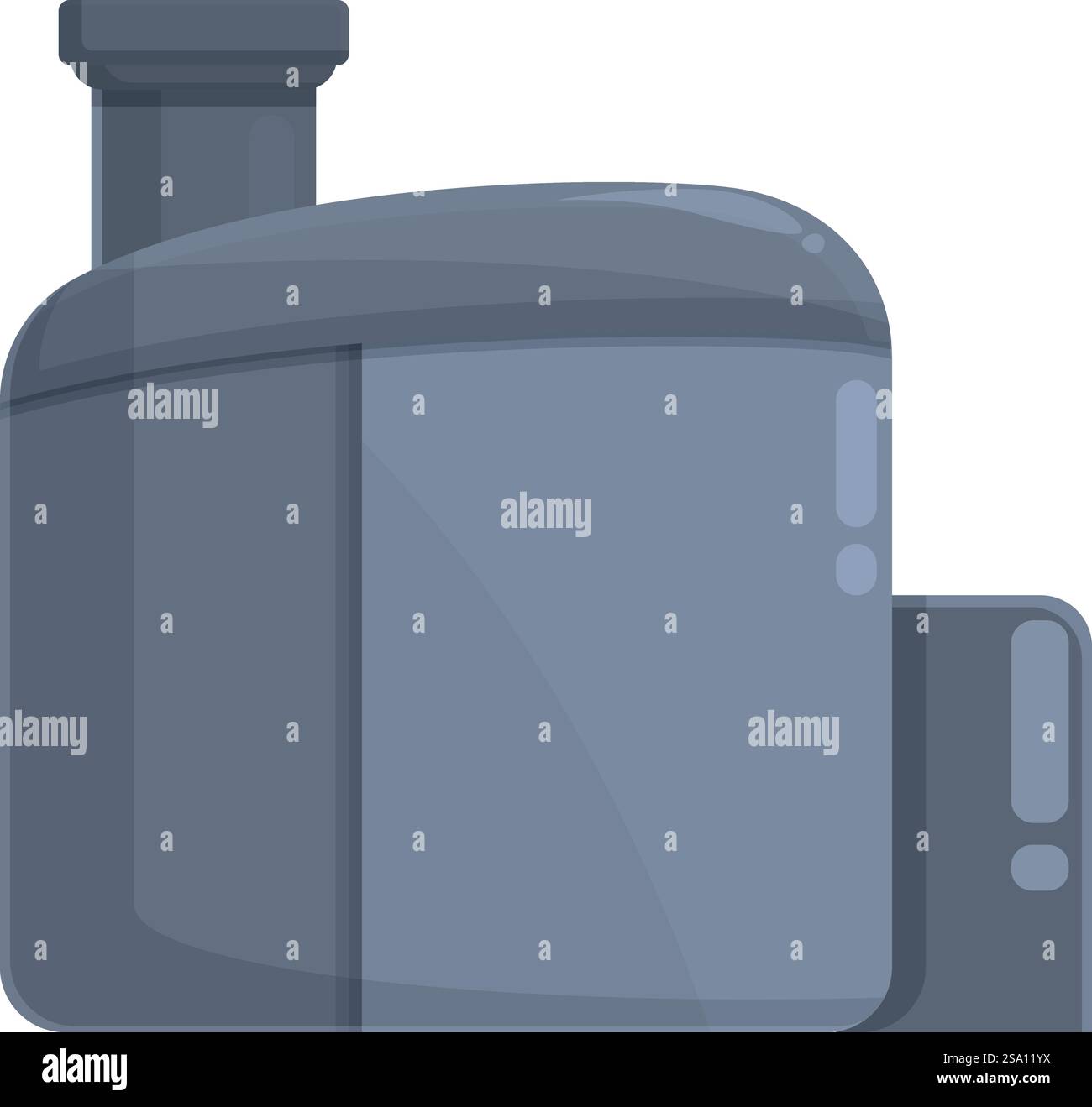 Big modern juicer icon cartoon vector. Mix blend fruit. Fresh vitamin ...