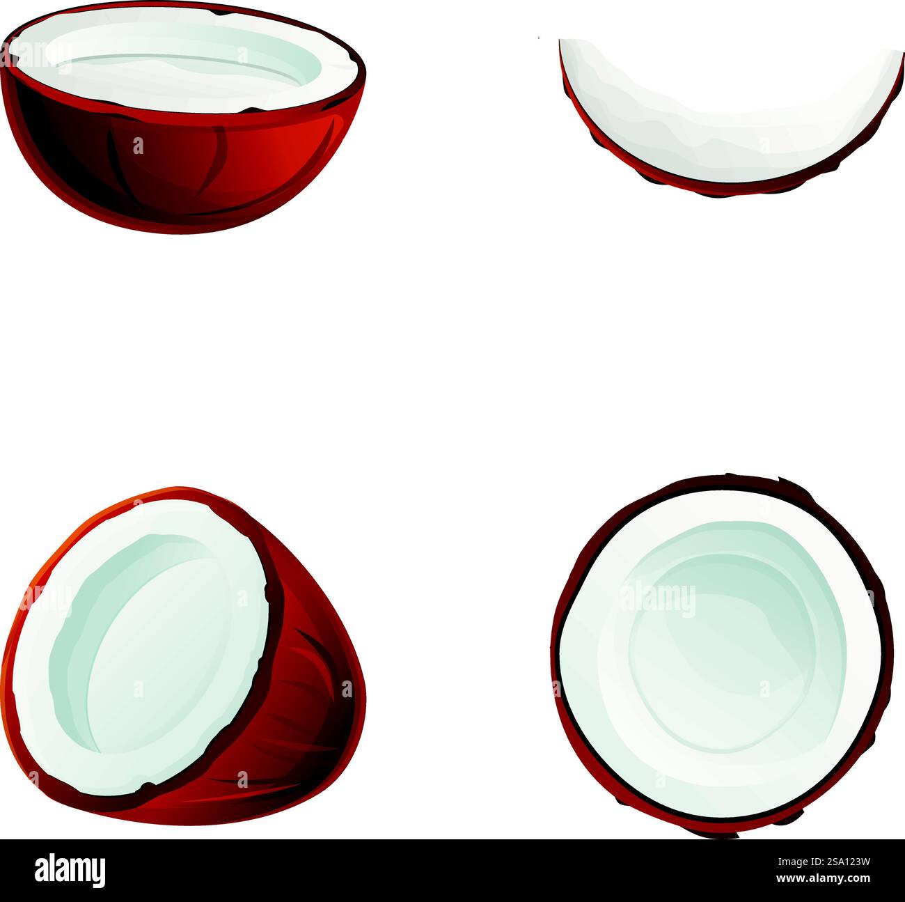 Coco comestible Stock Vector Images - Alamy