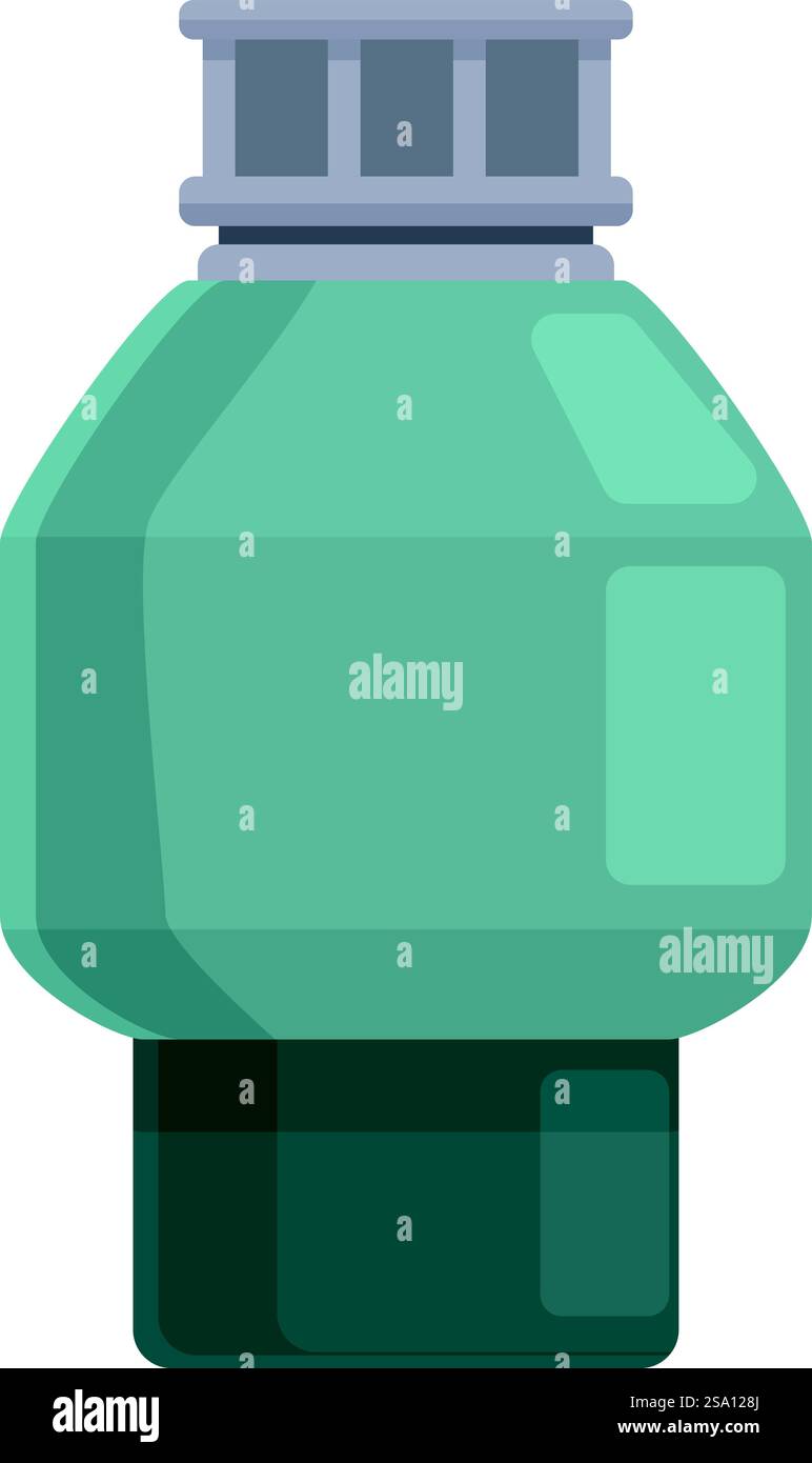 Food waste disposer garbage icon cartoon vector. Sink wash pipe ...