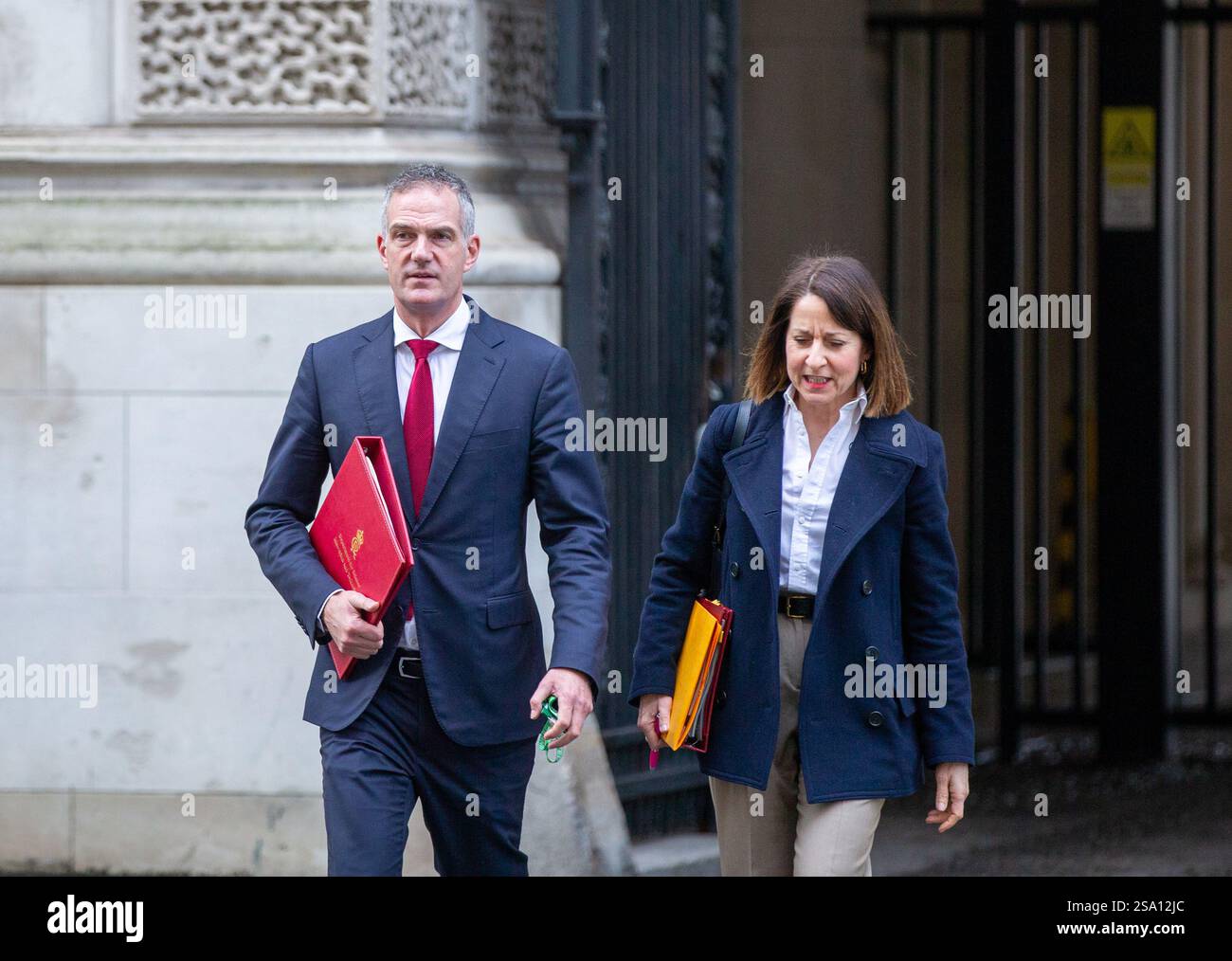 London, England, UK. 28th Jan, 2025. Liz Kendall & Peter Kyle MP ...