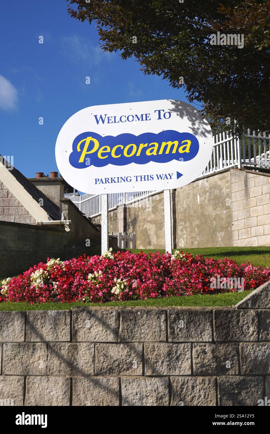 Pecorama, Beer Village, East Devon, England, UK in September Stock ...