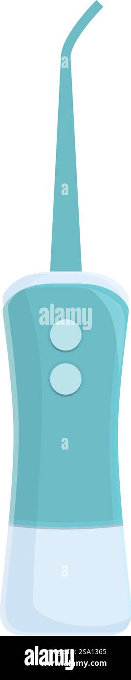 Electric health pick icon cartoon vector. Wellness clean manual. Floss ...