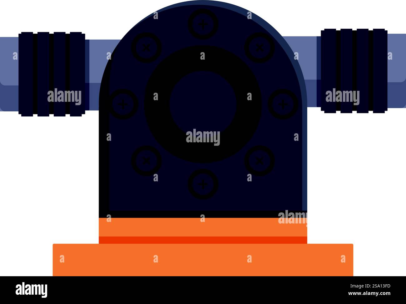 Farm system motor icon cartoon vector. Treatment valve compressor ...