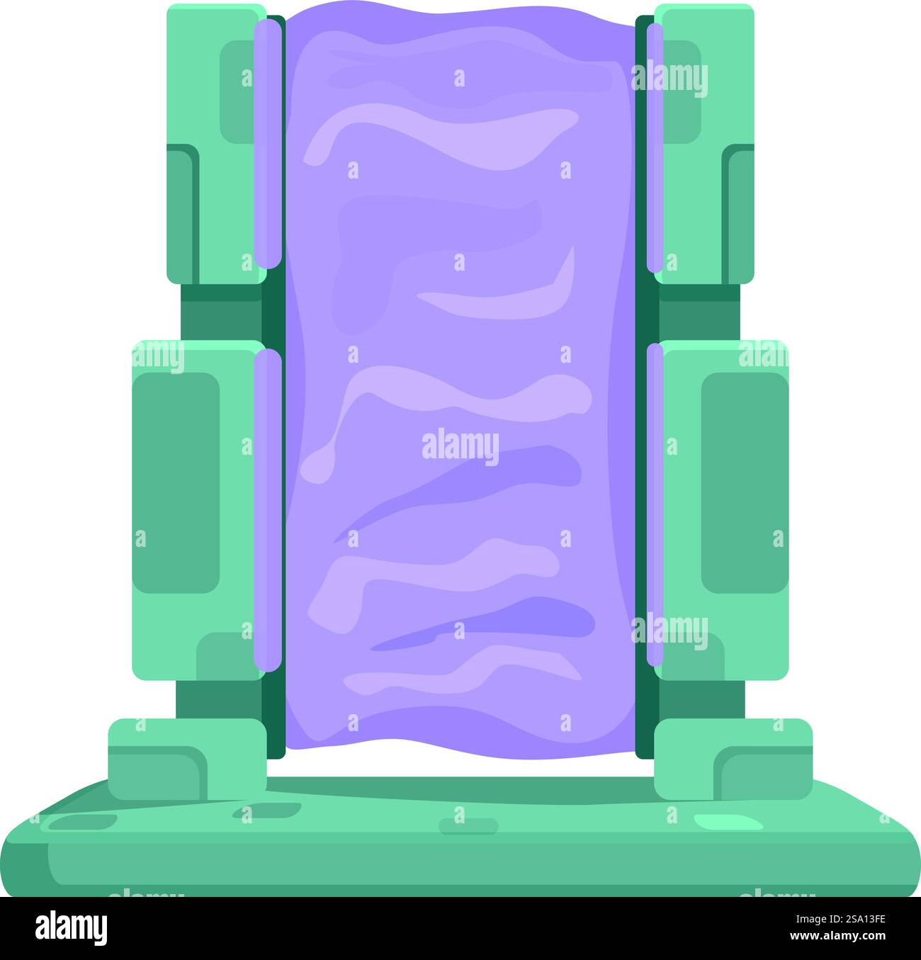 Plasma platform magic game icon cartoon vector. Medieval universe ...