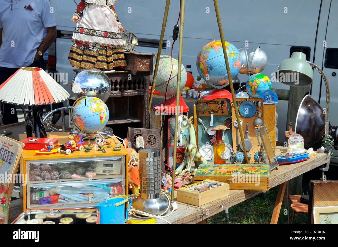 Attic sale in a village Stock Photo - Alamy