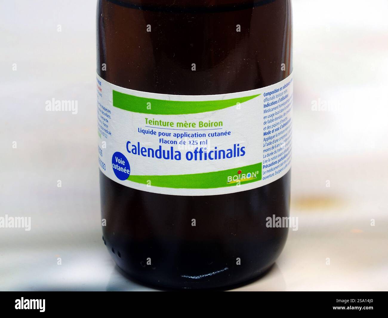 Bottle of Calendula officinalis Stock Photo - Alamy
