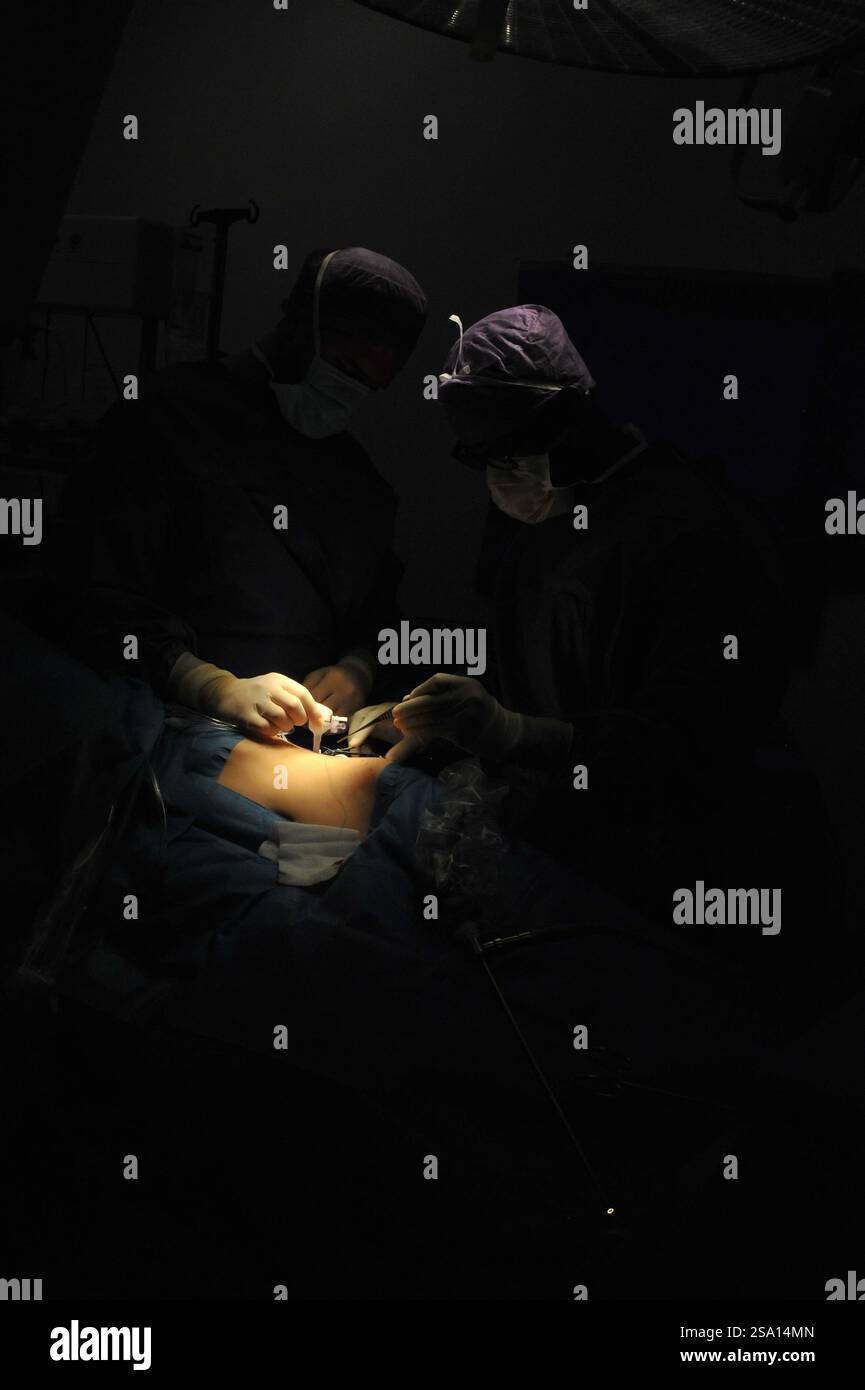 Operating room in pediatric surgery on a child Stock Photo - Alamy