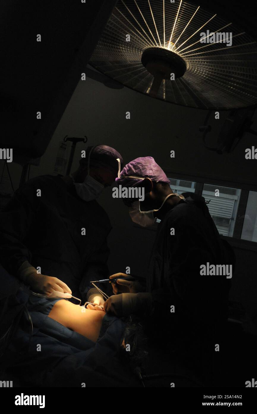 Operating room in pediatric surgery on a child Stock Photo - Alamy