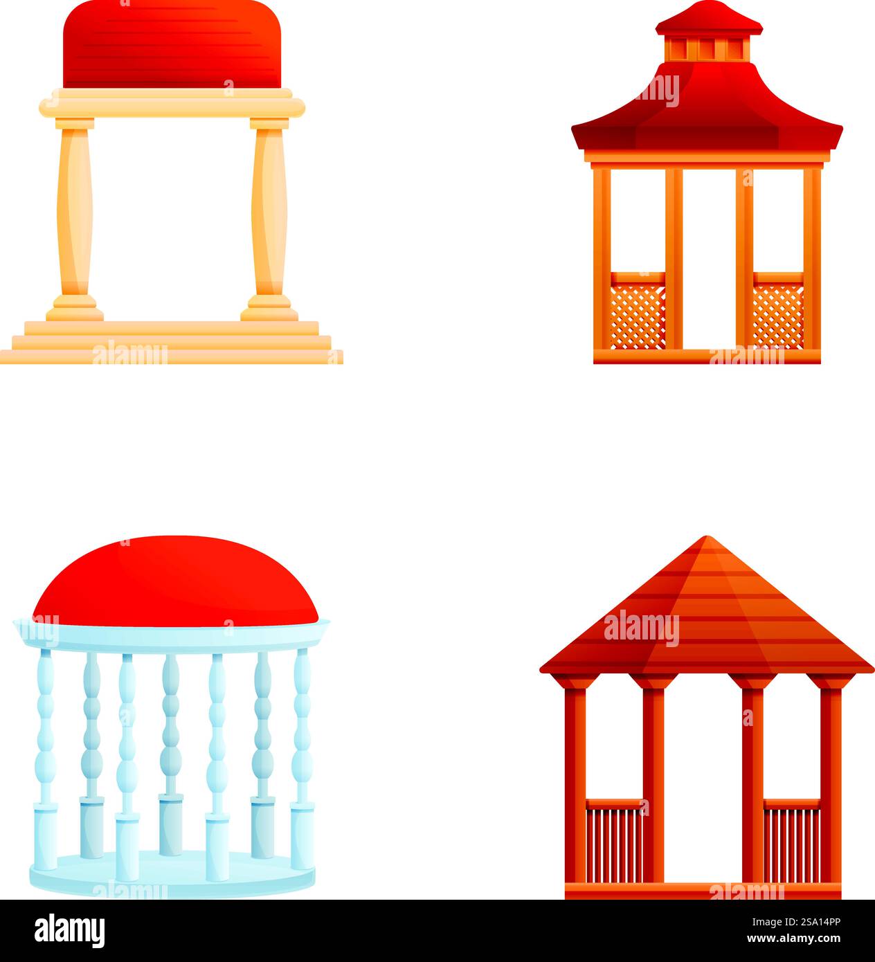 Gazebo framework Stock Vector Images - Alamy