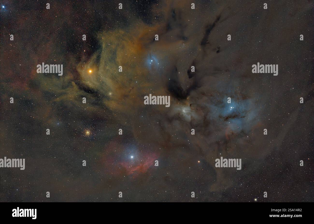 Antares and Rho Ophiuchi Cloud Complex Stock Photo - Alamy