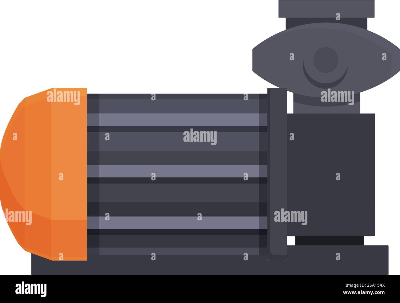 Motor electric pump icon cartoon vector. Aquatic farm. Motor machine ...