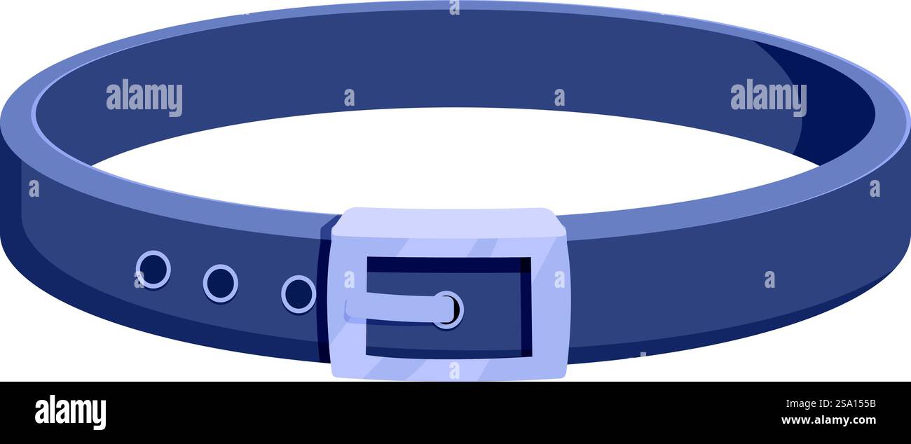 Flea collar belt icon cartoon vector. Animal health protection. Medical ...