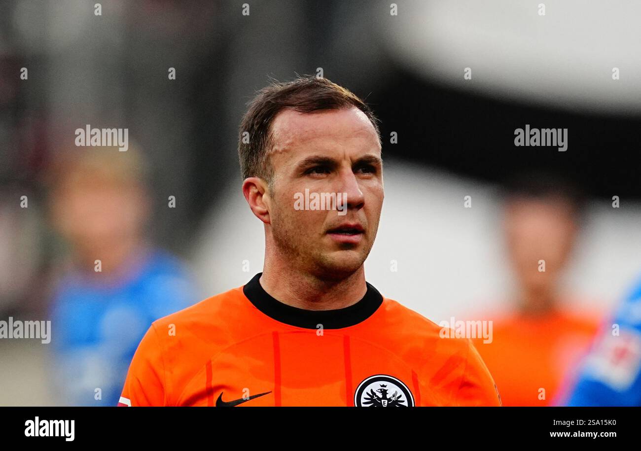 January 26 2025: Mario Gotze (Eintracht Frankfurt) looks on during a 1 ...