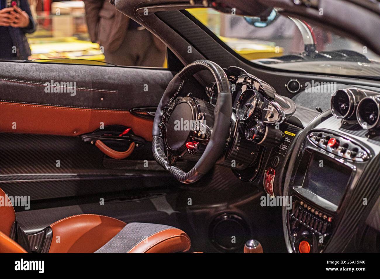 interior of a new model of racing car Stock Photo - Alamy