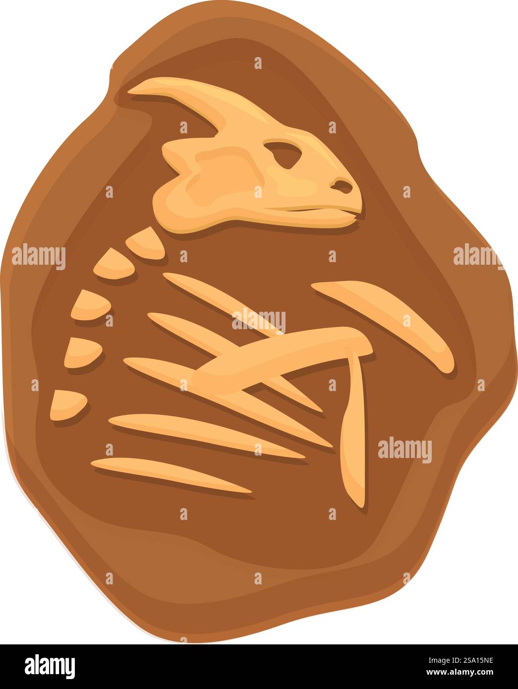 Creature natural ammonite icon cartoon vector. Soil mud. Layer earth ...