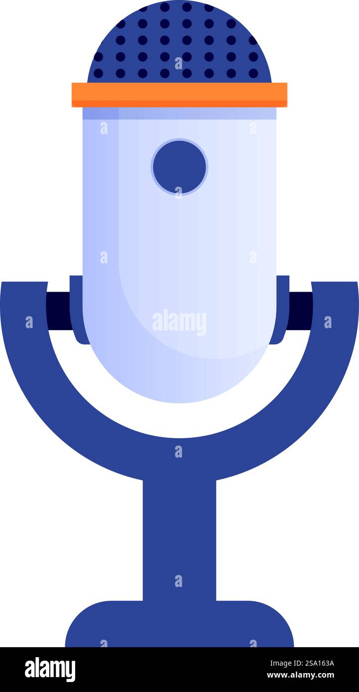 Gamer microphone icon cartoon vector. Sport control. Game toy play ...