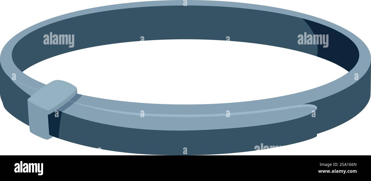 New model flea collar icon cartoon vector. Tail health. Animal home ...