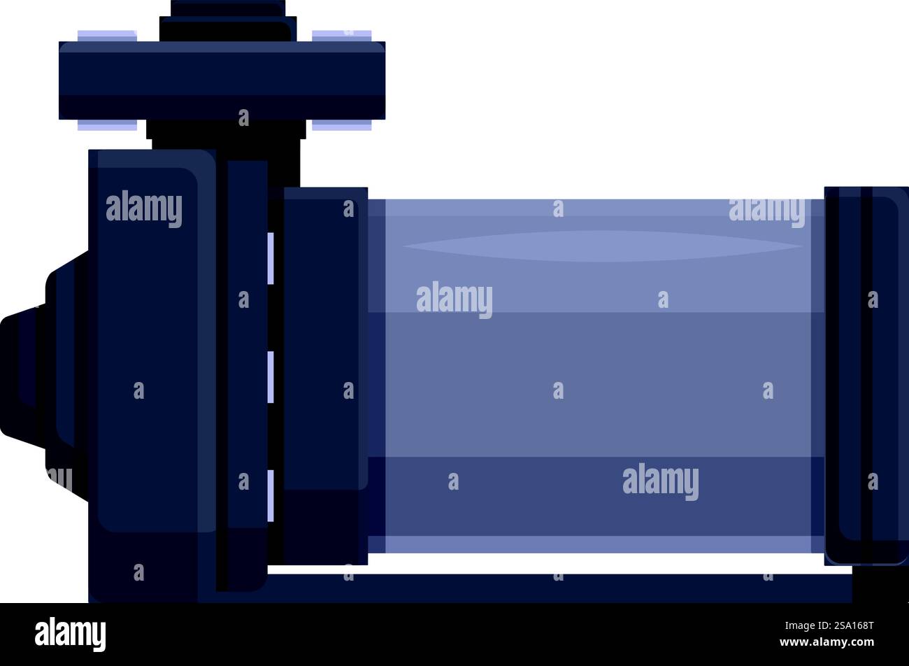 Pipe submersible pump icon cartoon vector. Motor valve. Pipe gear ...