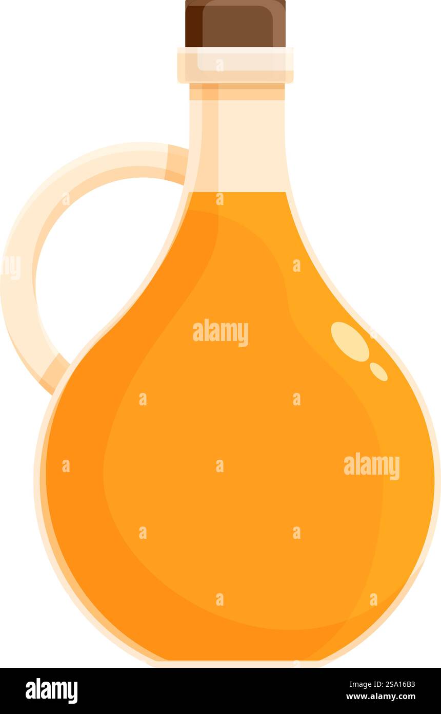 Glass bottle liquid icon cartoon vector. Cooking party. Party kitchen ...