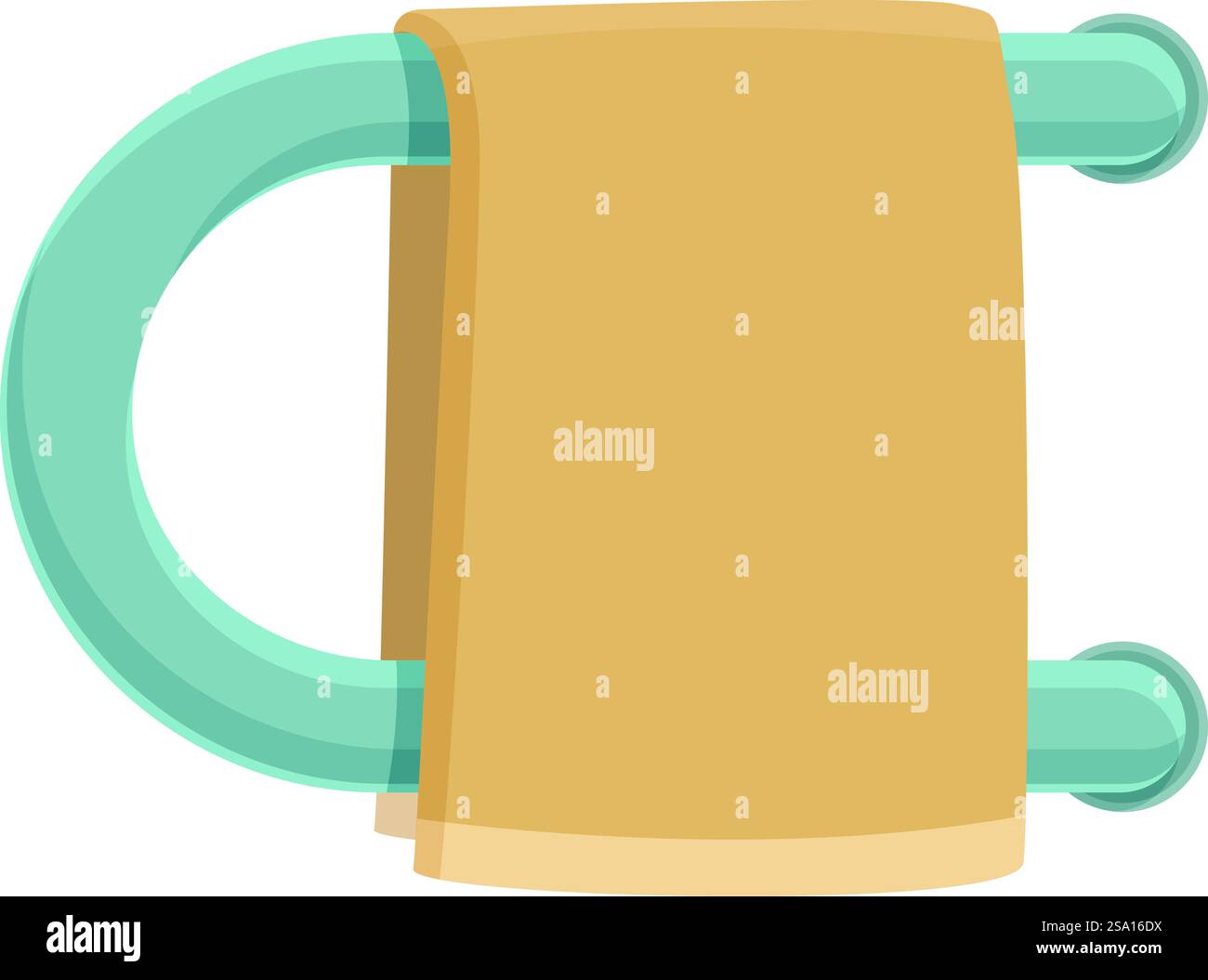 Holder pipe rail icon cartoon vector. Interior bathroom. Metal pipe ...