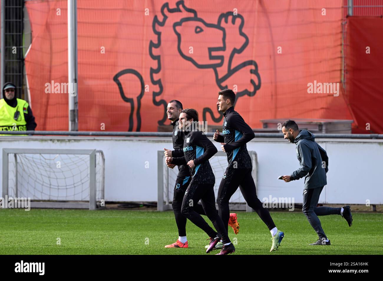 Leverkusen, Germany. 28th Jan, 2025. Soccer, Champions League, Bayer ...