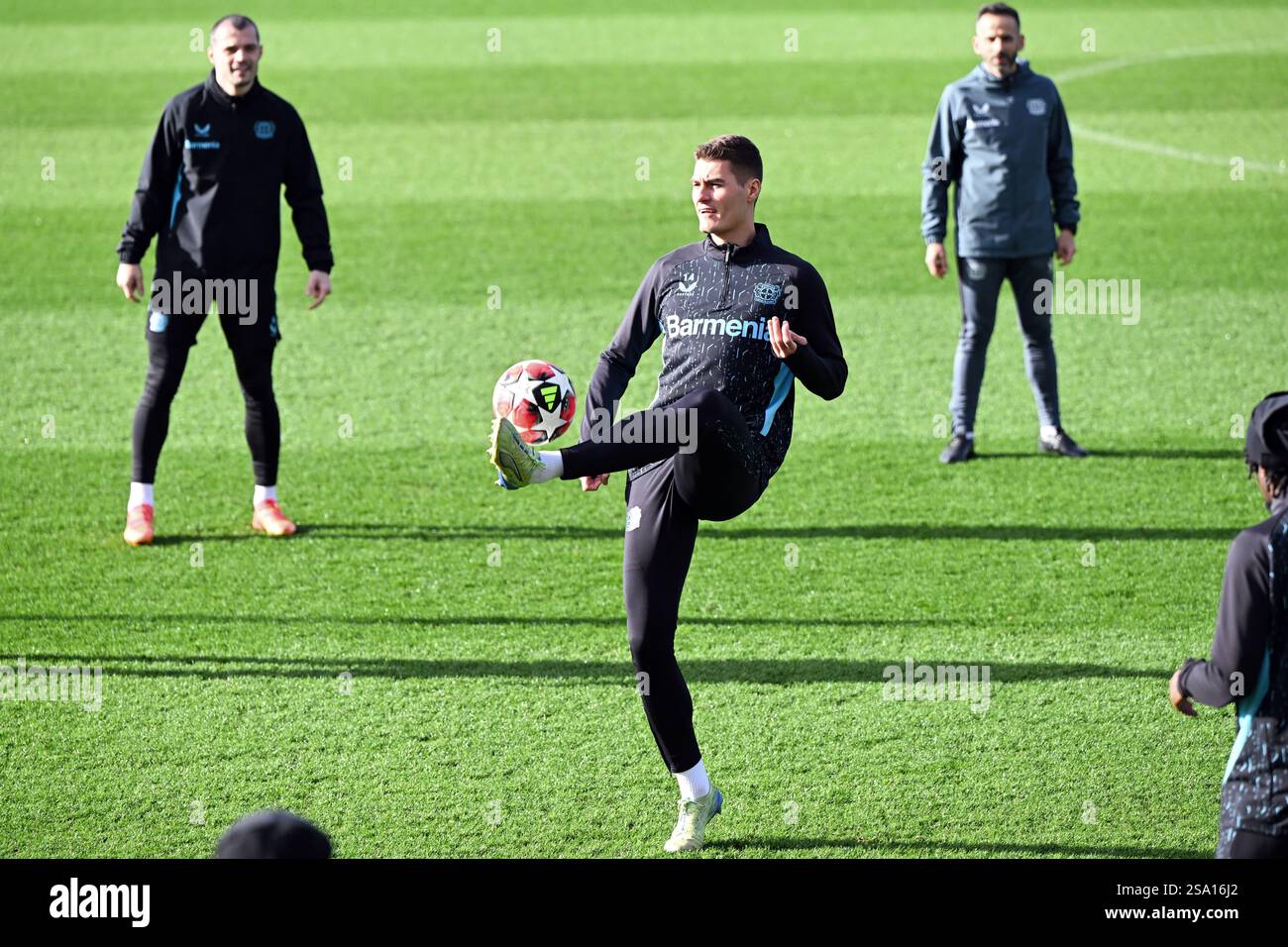 Leverkusen, Germany. 28th Jan, 2025. Soccer, Champions League, Bayer ...