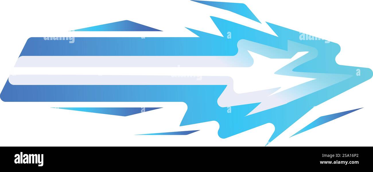 Guide spark beam icon cartoon vector. Flash effect. Shot ray energy ...