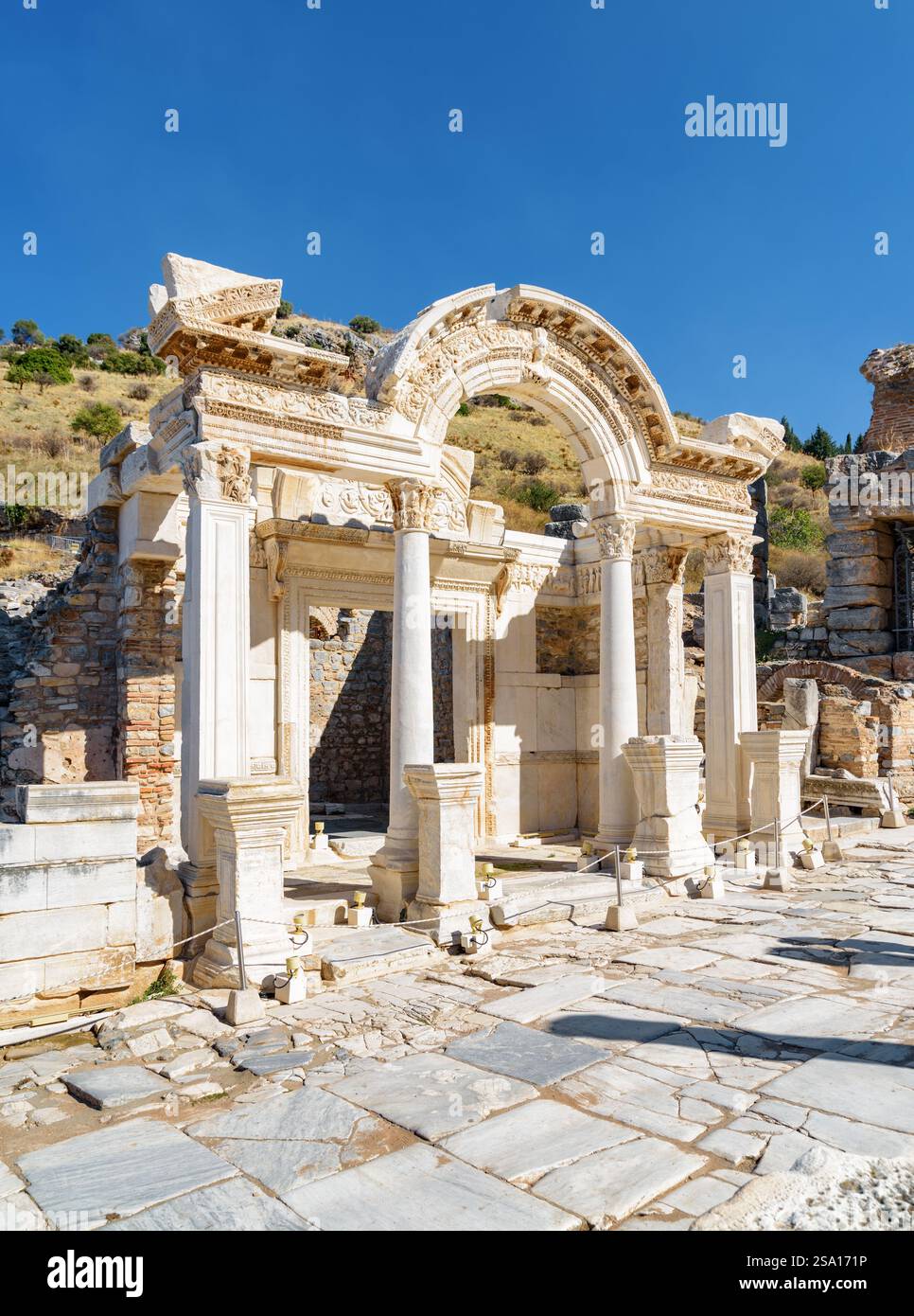 View of ruins in Ephesus (Efes), Izmir Province, Turkey Stock Photo - Alamy