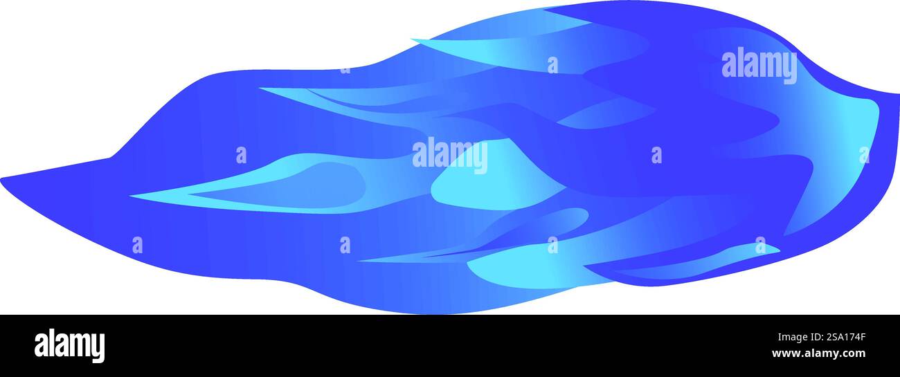 Blue laser beam icon cartoon vector. Spark guide. Weapon effect shot ...