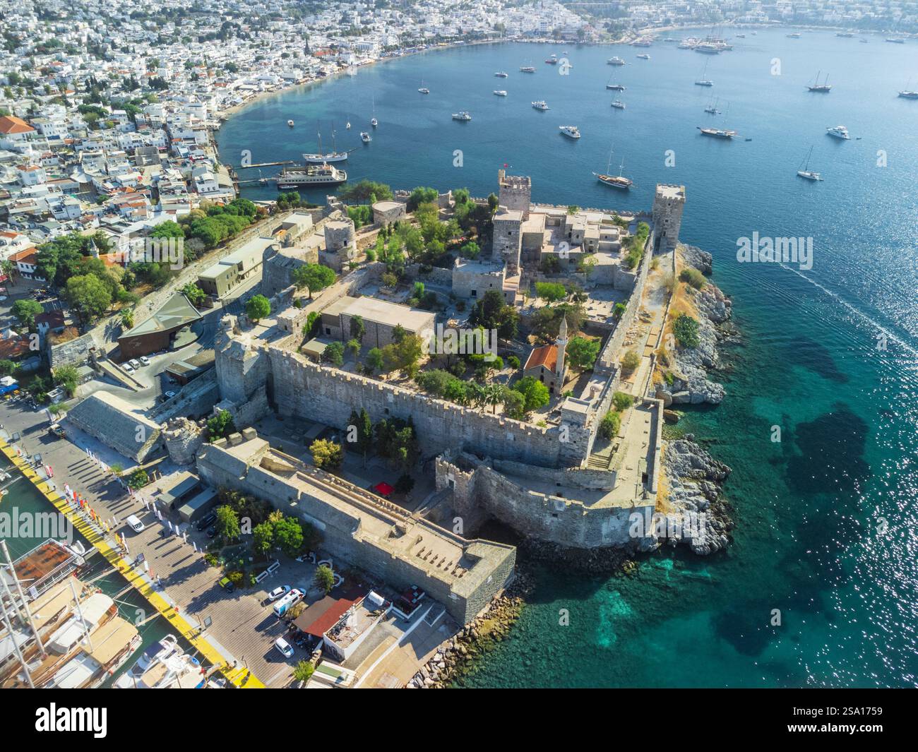 Aerial view of Bodrum Castle in Turkey Stock Photo - Alamy