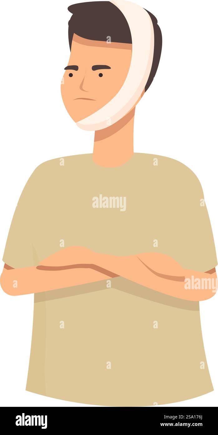 Doctor male caries icon cartoon vector. Molar cheek jaw. Cavity patient ...