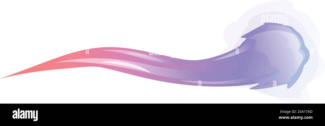 Wave laser gun beam icon cartoon vector. Blaster effect. Shot light ...