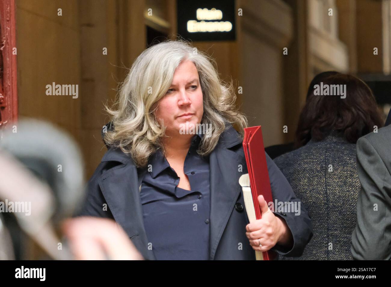 London, UK. 28th January, 2025. Secretary of State for Transport, Heidi ...