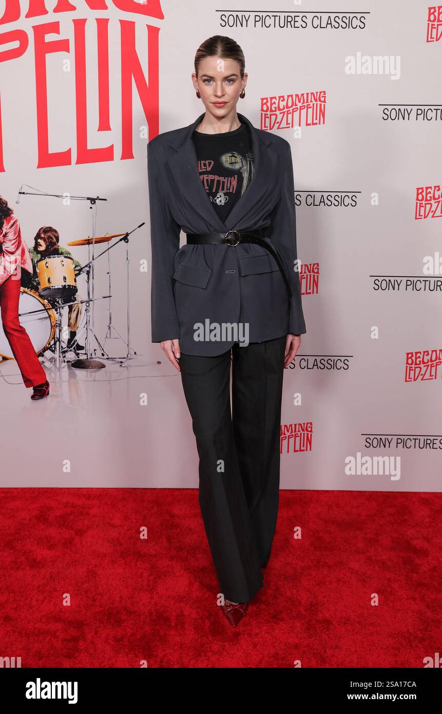 HOLLYWOOD, CA - JANUARY 27: Sara Croce at the "Becoming Led Zeppelin ...