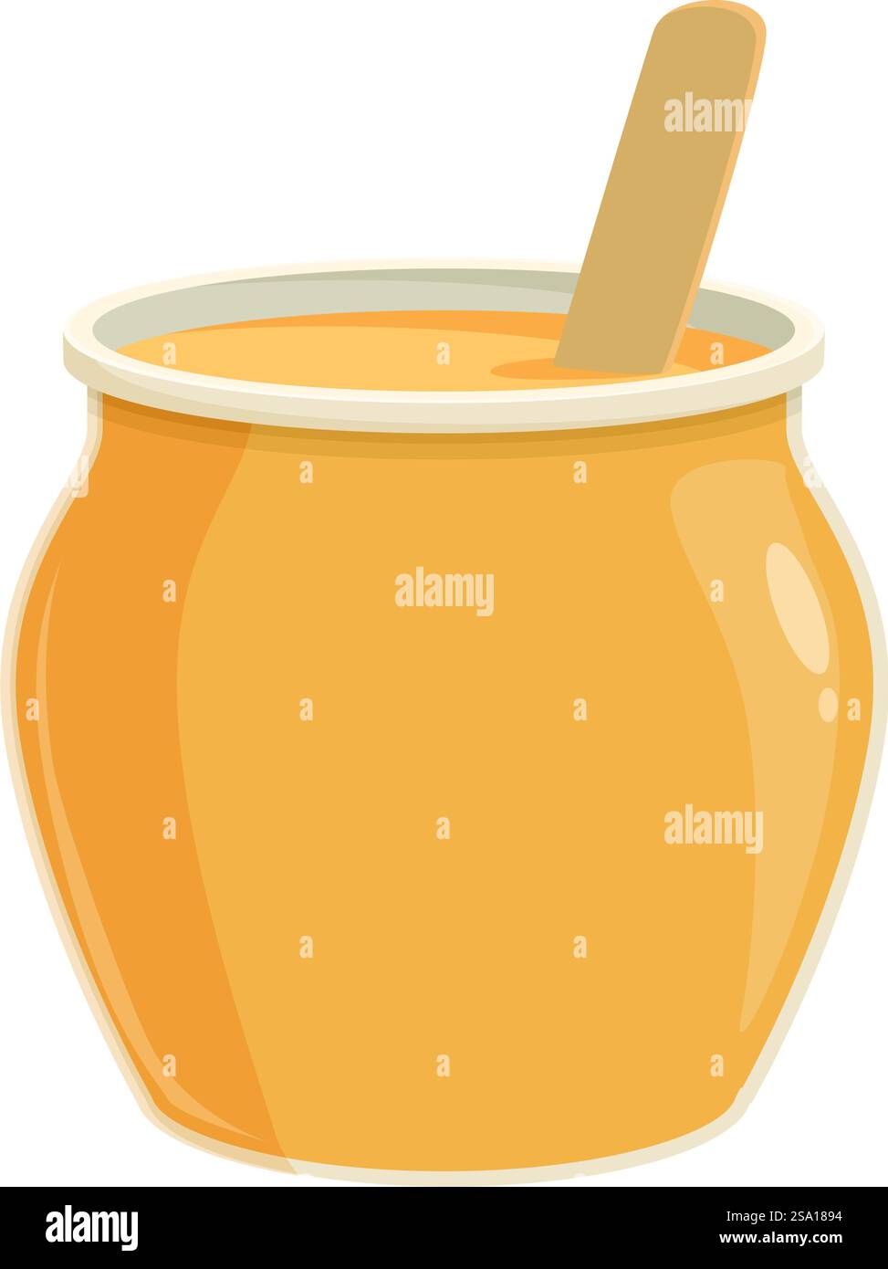 Open tahini jar icon cartoon vector. Pita greek. Plate sesame cream ...