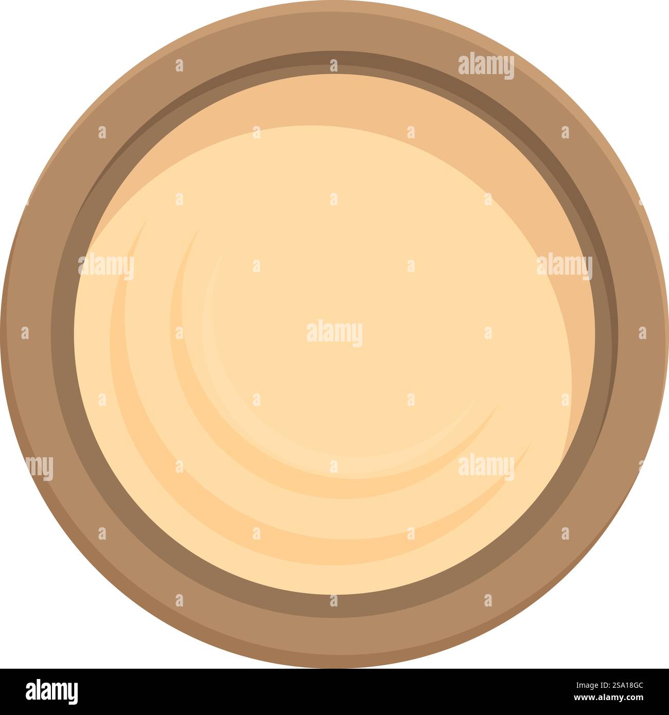 Top view tahini cream icon cartoon vector. Cuisine food. Flower sesame ...