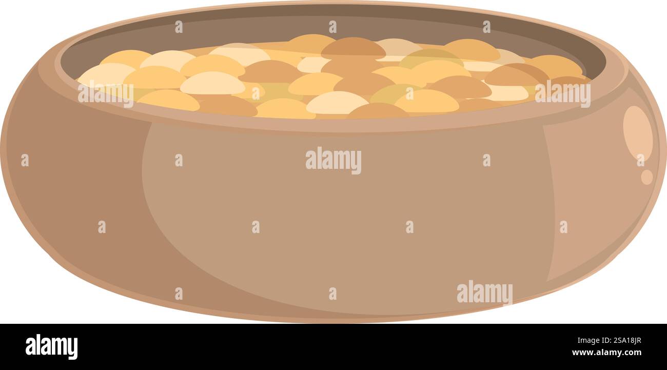 Tahini soup bowl icon cartoon vector. Cuisine food. Cooking spa relax ...