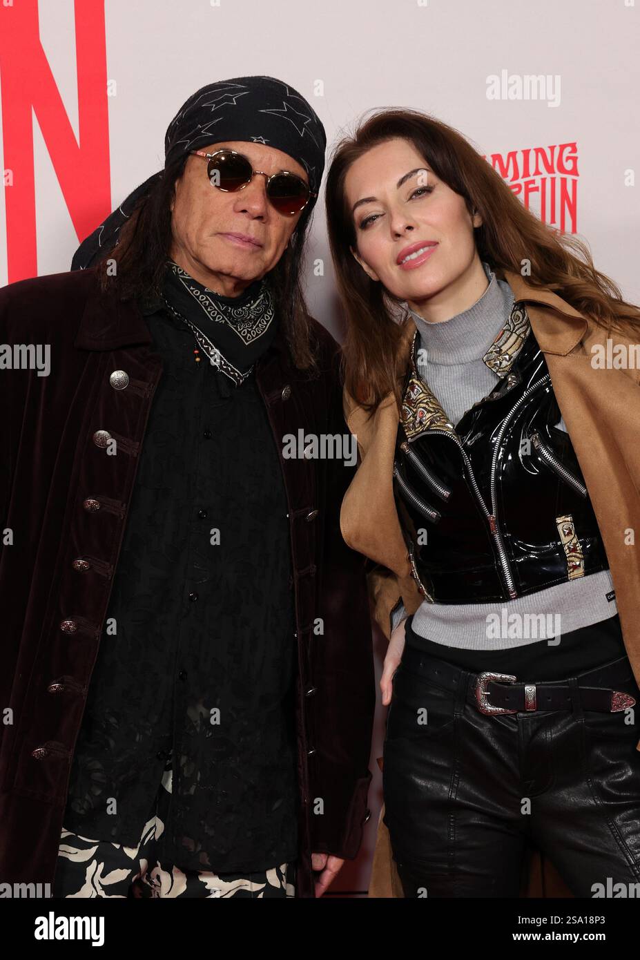 Hollywood, Ca. 27th Jan, 2025. Native Wayne, Nadia Lanfranconi at the ...