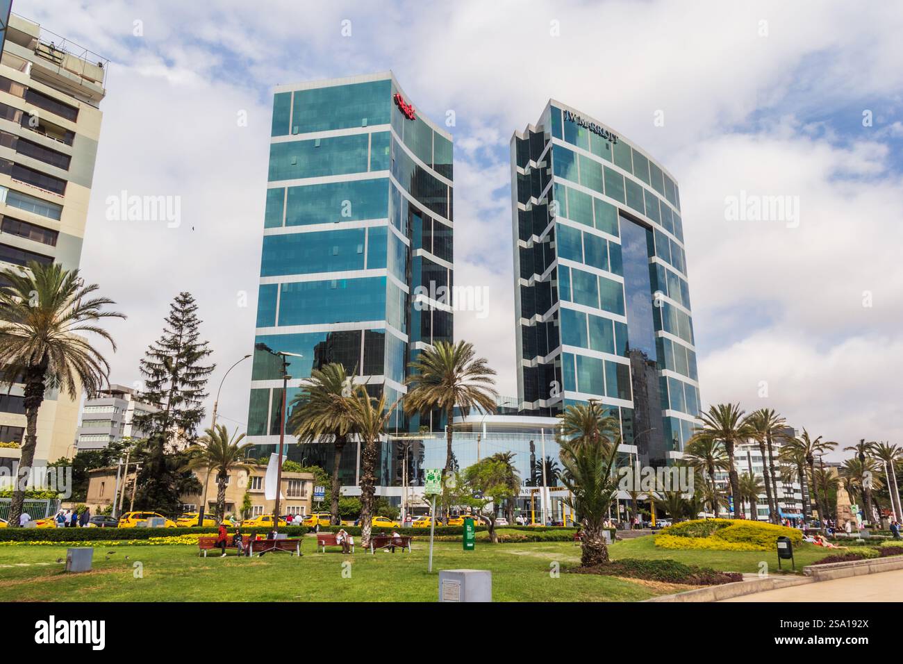Marriott Hotel at Alfredo Salazar Park, Miraflores District - Lima ...