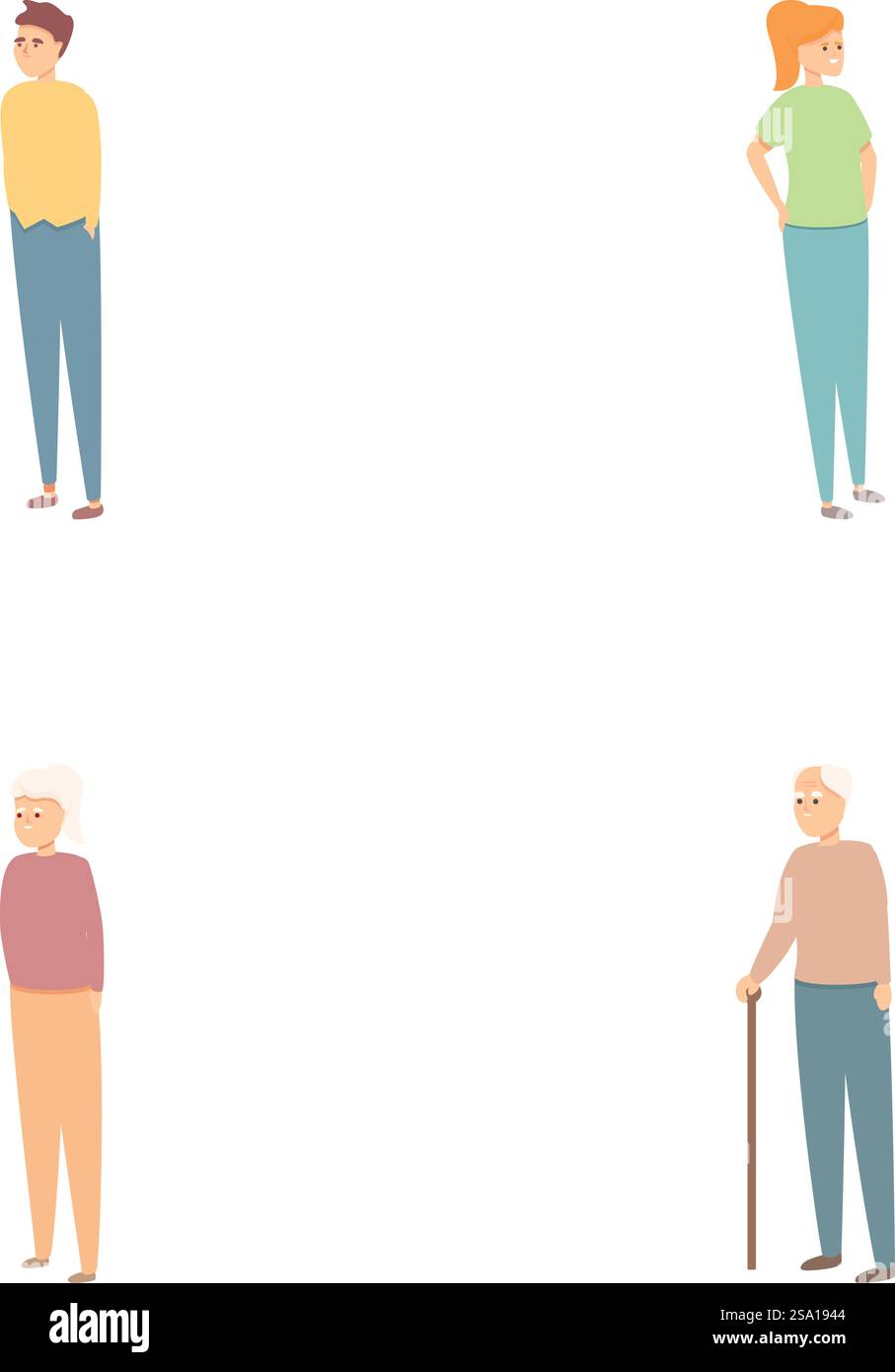 Patient icons set cartoon vector. Male and female patient of various ...