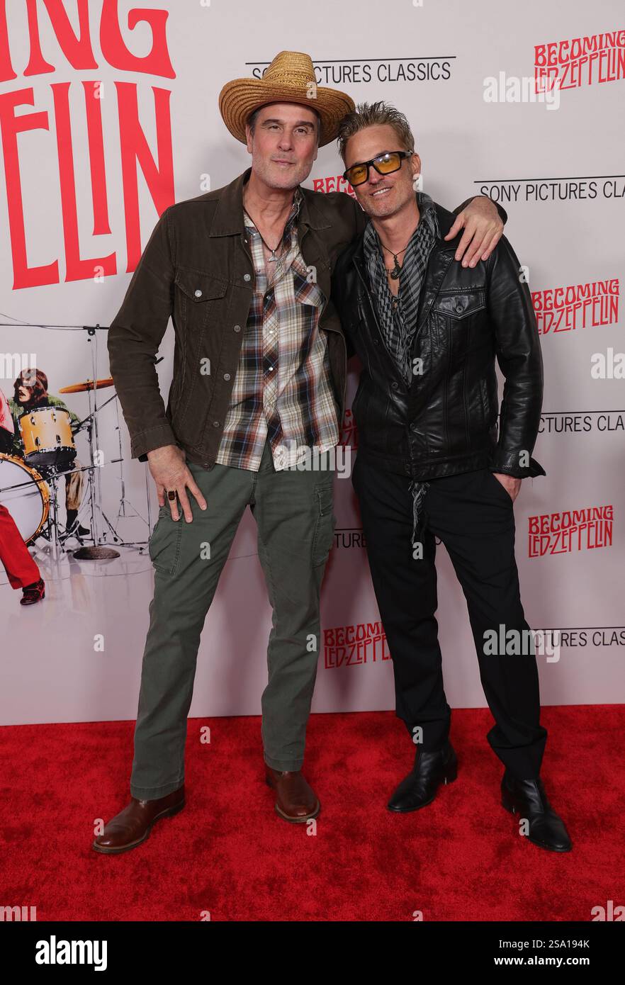 Hollywood, Ca. 27th Jan, 2025. Robert DeLeo, Jeff Gutt at the "Becoming ...
