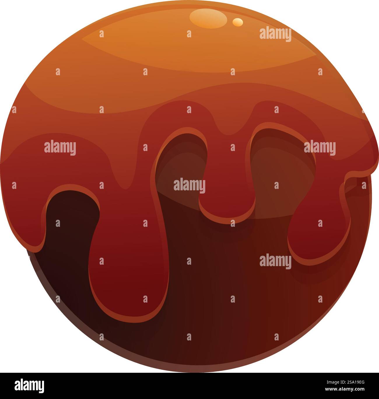 Cream candy ball icon cartoon vector. Milk gourmet cacao. Candy hot ...