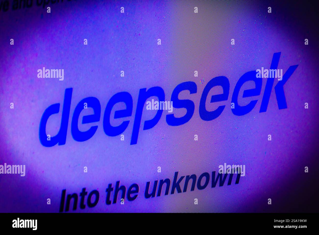 London, UK 28th Jan, 2025. - The logo of Chinese artificial ...