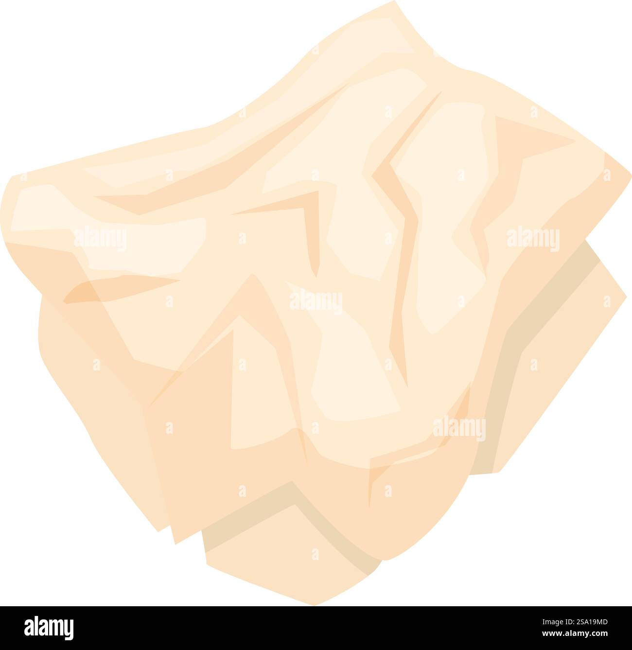 Paper waste sorting icon cartoon vector. Can dustbin. Sort ecology ...