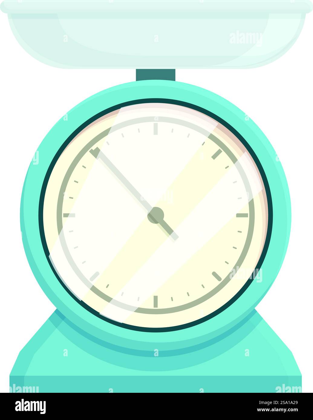 Device scales icon cartoon vector. Kitchen tool. Bakery weight. Device ...