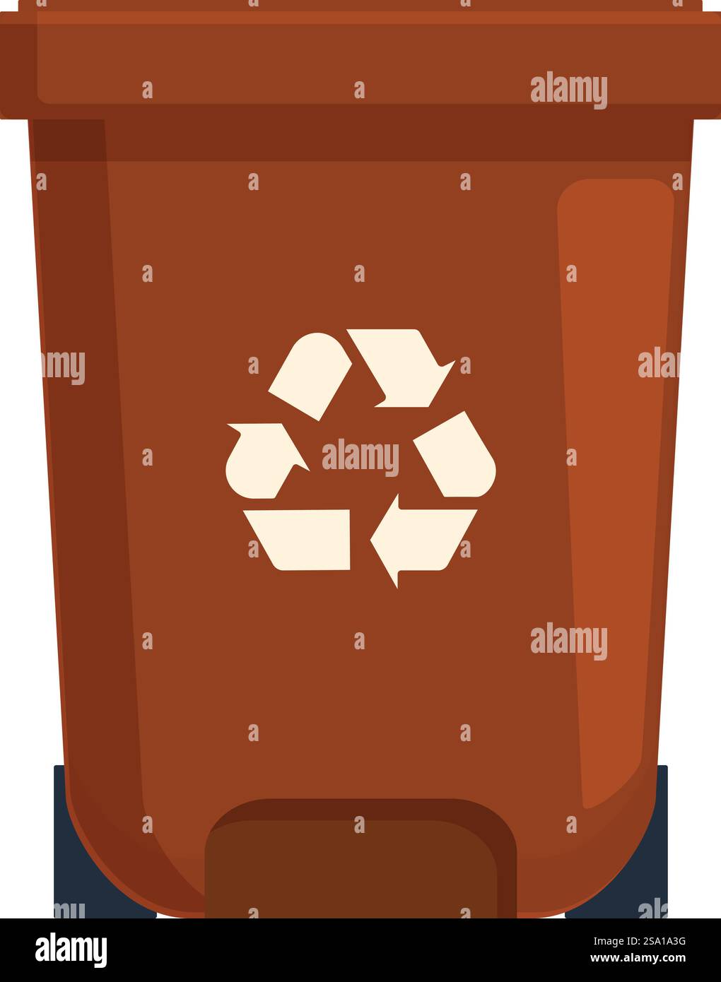 Red garbage bin icon cartoon vector. Sorting waste. Refuse dump. Red ...