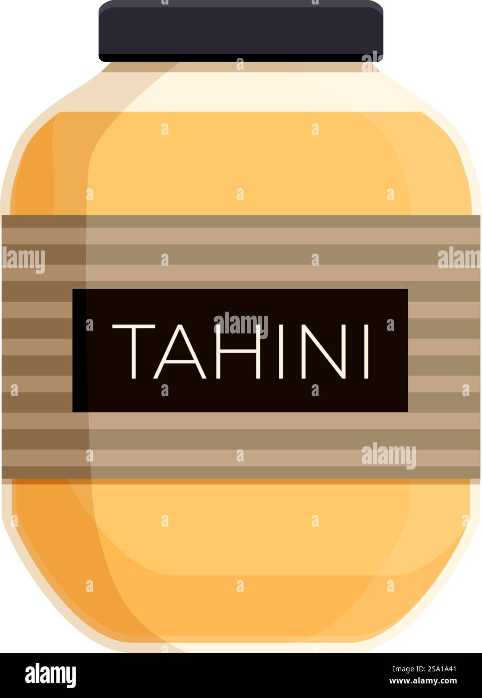 Tahini jar Stock Vector Images - Alamy